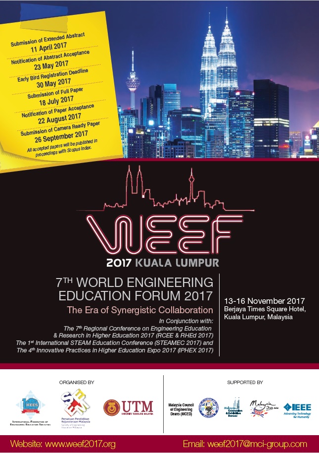 7th World Engineering Education Forum 2017 Department Of Dvcai